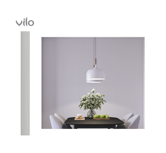 ЛАМЕЛЕН ПАНЕЛ S VILO MPC 14.8х265см SOFT WHITE - GStroy